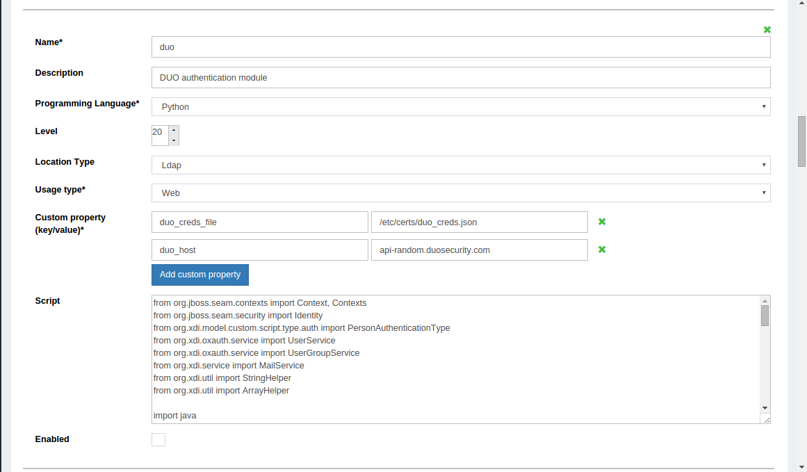 Duo Security - Gluu Server 3.1.4 Docs
